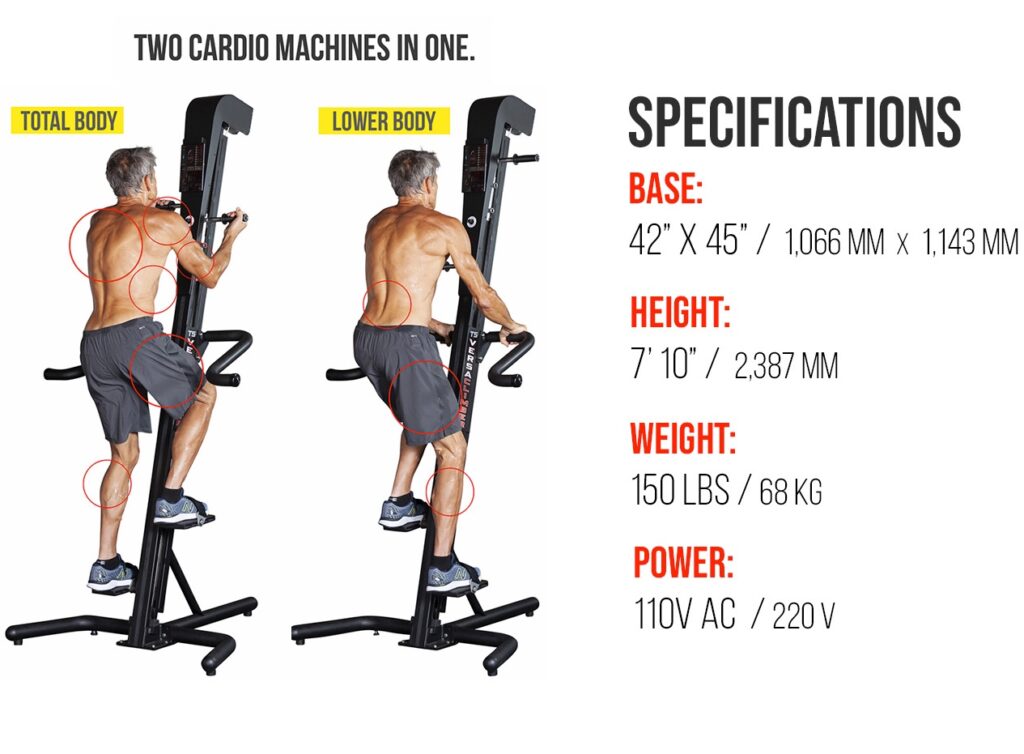 TS VersaClimber - Vertical Climbing Gym Equipment